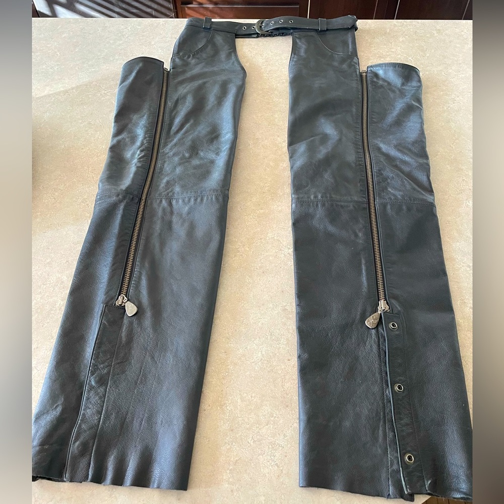 Genuine Leather Harley Davidson Chaps - Gem